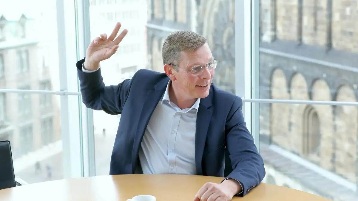 Präsident Frank Imhoff seit 100 Tagen im Amt