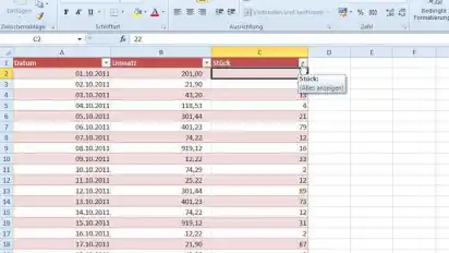 Farbe bringt mehr Übersicht in Excel-Tabellen