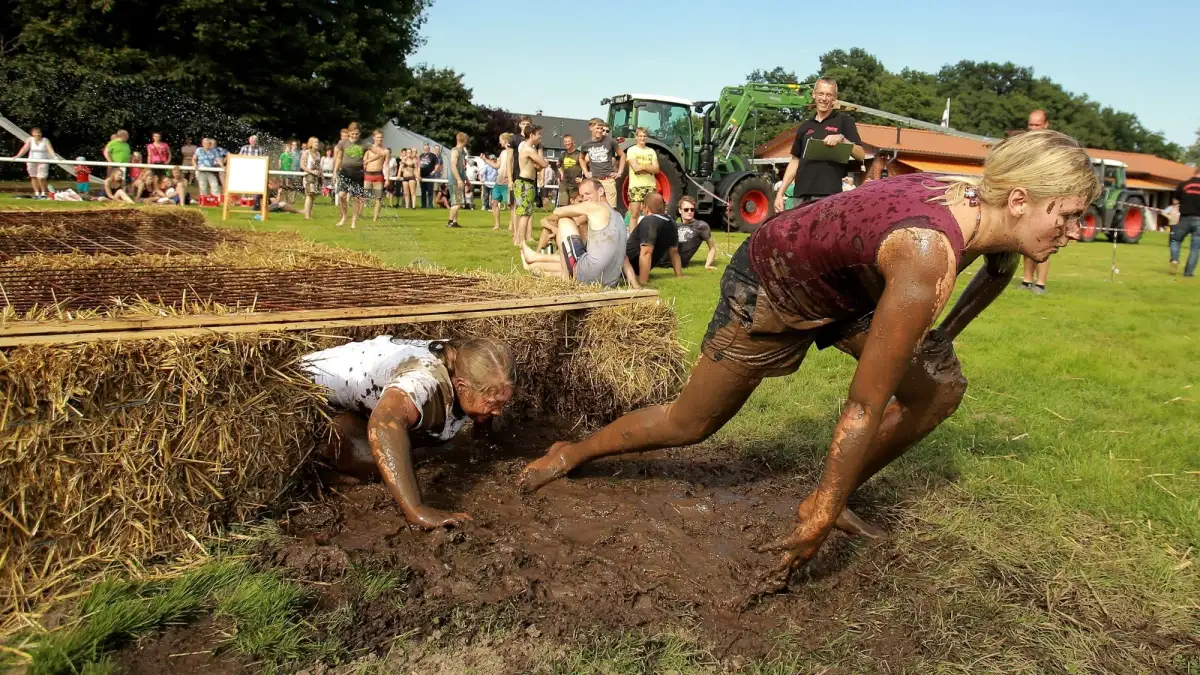 Vorbereitung auf den Schlamm