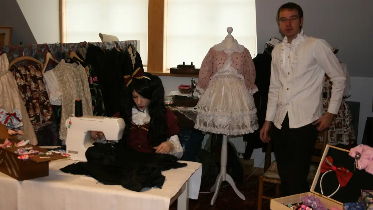 Im Wohnzimmer trifft Barock auf Japan