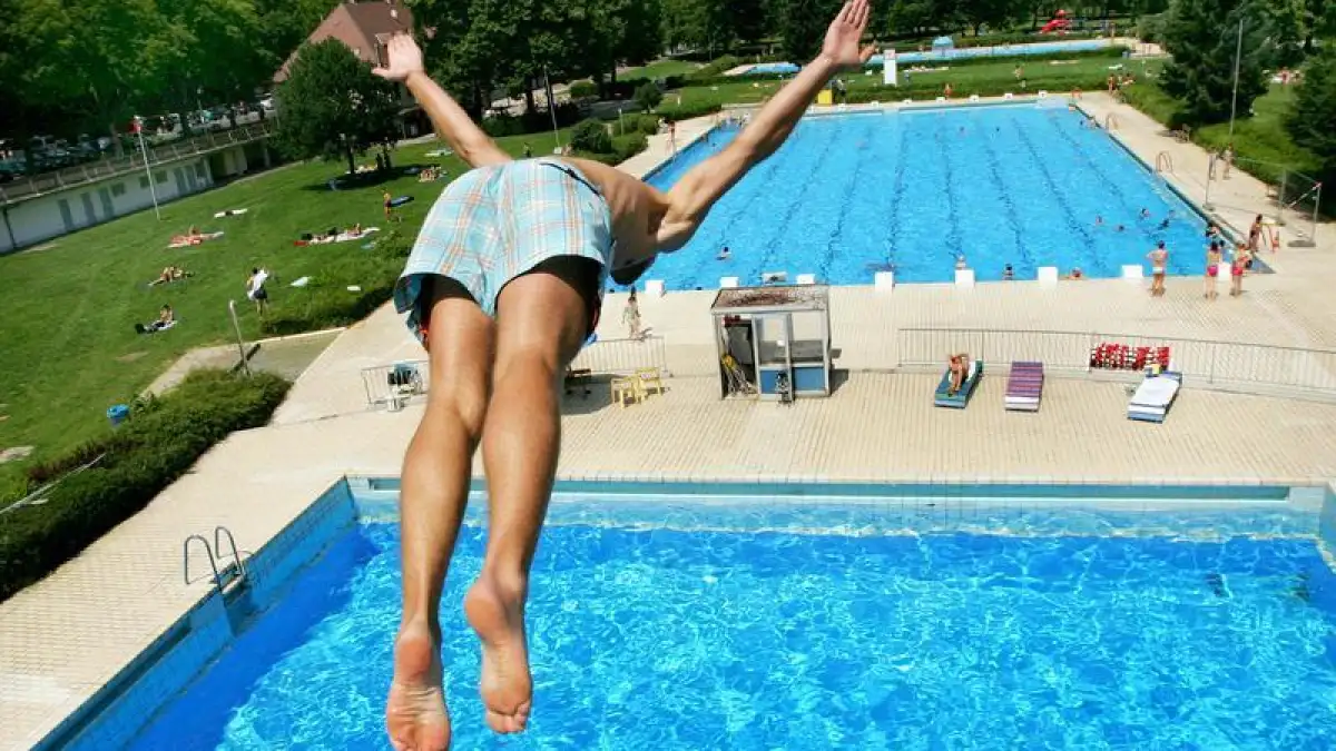 Nur abgekühlt ins kalte Wasser springen