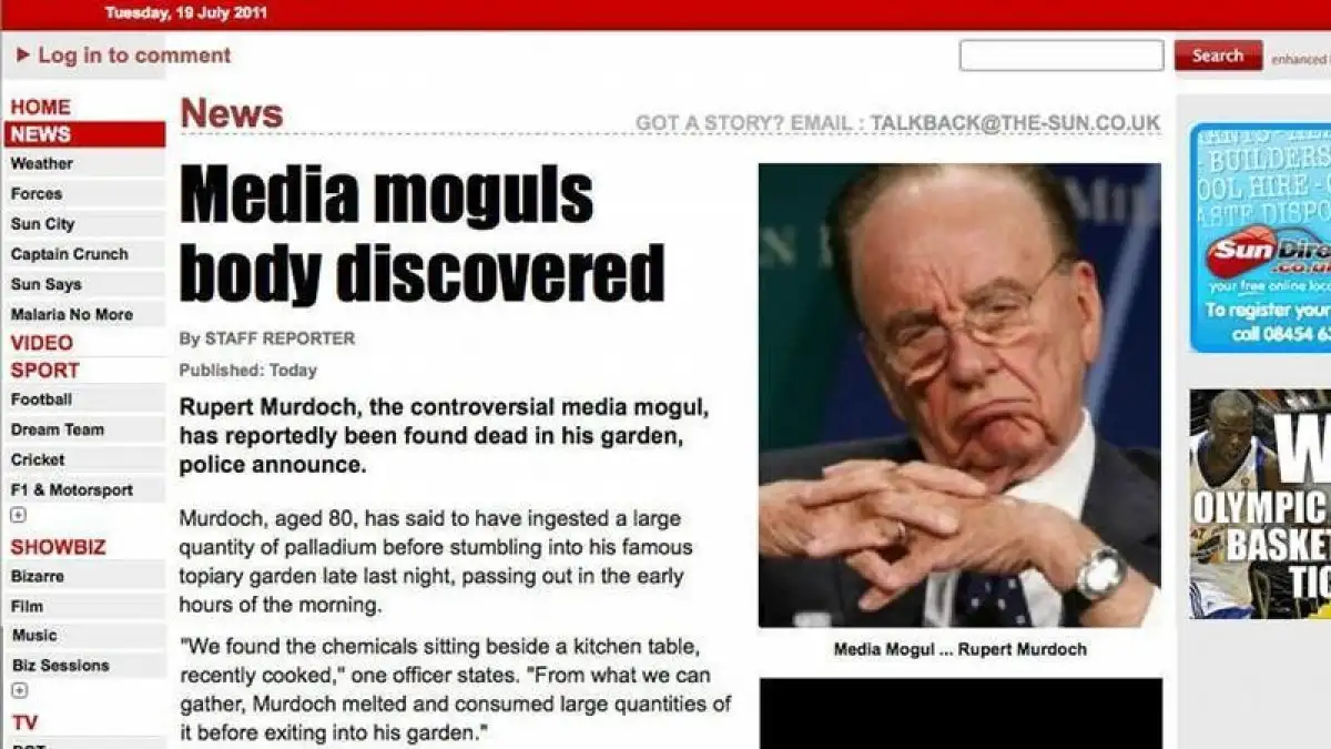 Hacker greifen Murdoch an