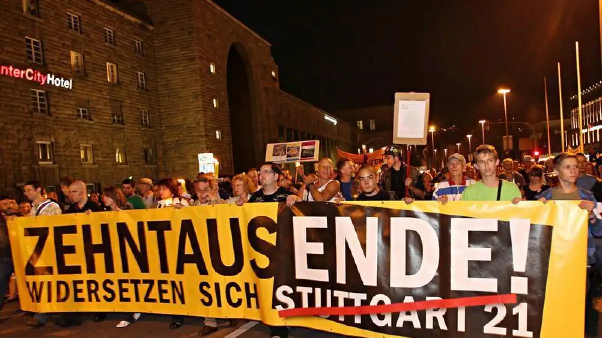Protest gegen Stuttgart 21 reißt nicht ab
