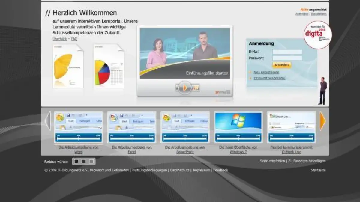 Ein Lernportal für Office-Neulinge