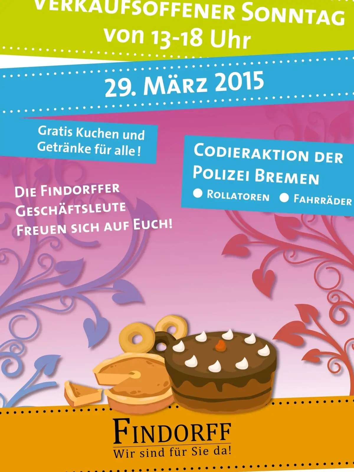 Findorff lädt zum Sonntagsvergnügen ein