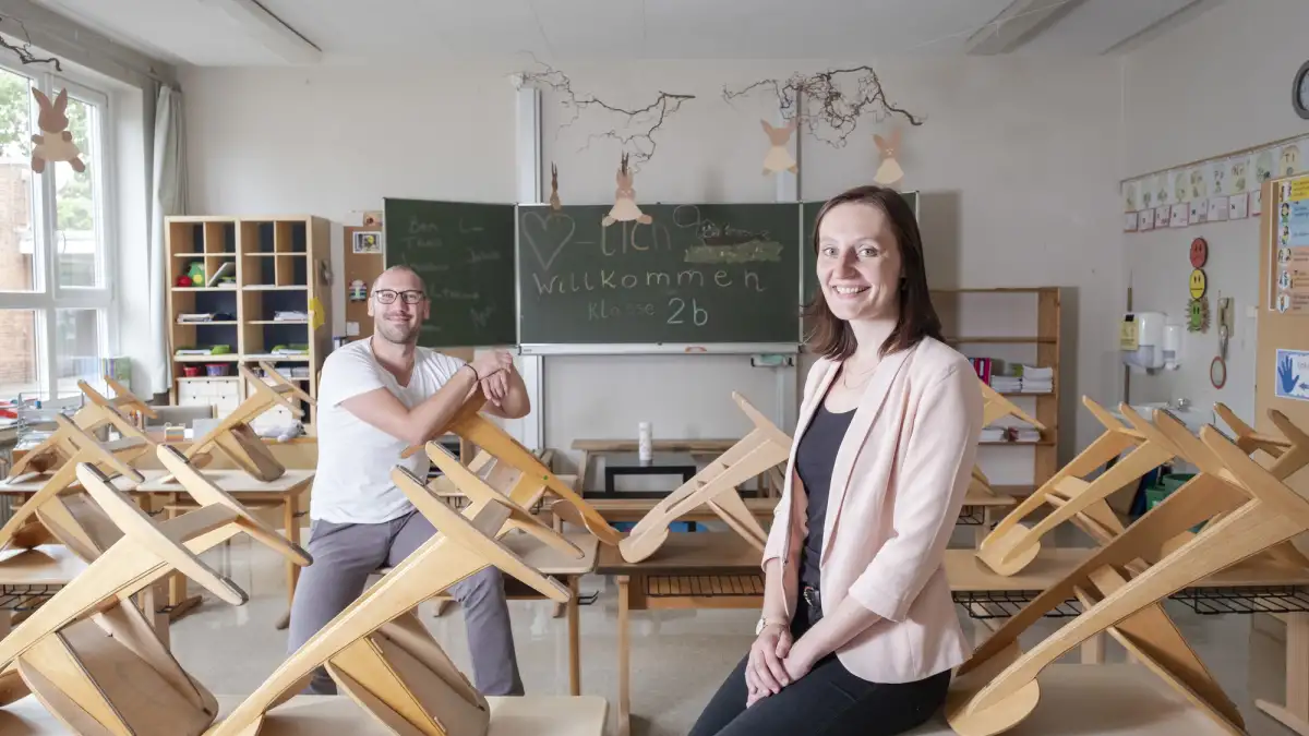 Grundschule Mittelstraße: Zwei neue Chefs starten in das Schuljahr