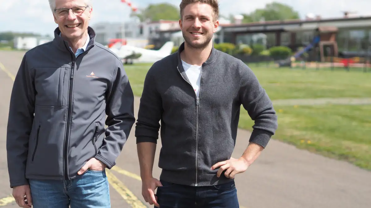 Ralf Sauer, Chef des Flugplatzes Ganderkesee, setzt auf Solarstrom