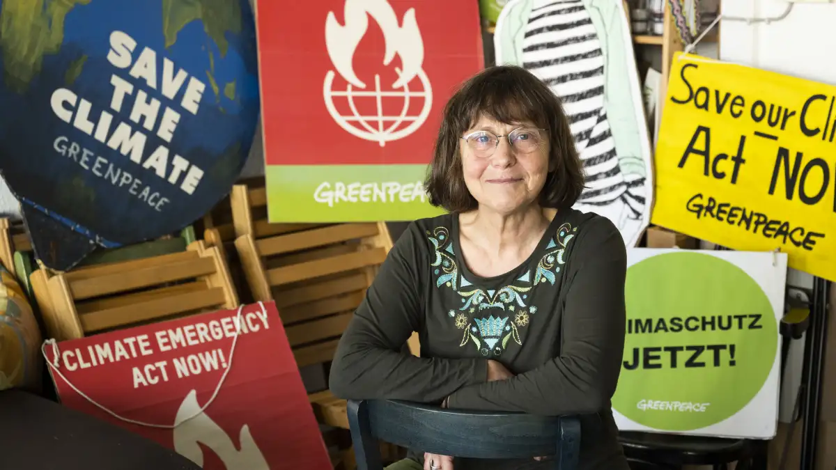Greenpeace: Die 72-jährige Doris Meyer engagiert sich in Bremen