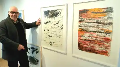 Galerie am Stall Hude: Große Lyrik spannend gezeichnet