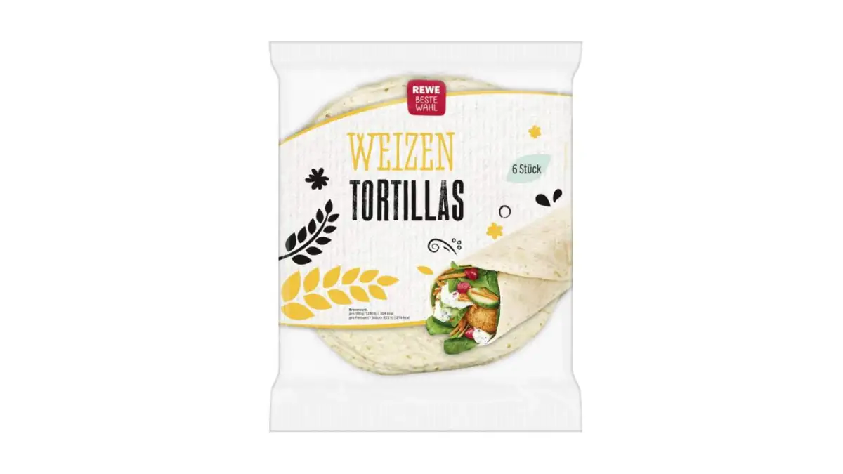 Rewe-Tortillas zurückgerufen – Produkt könnte Plastik enthalten