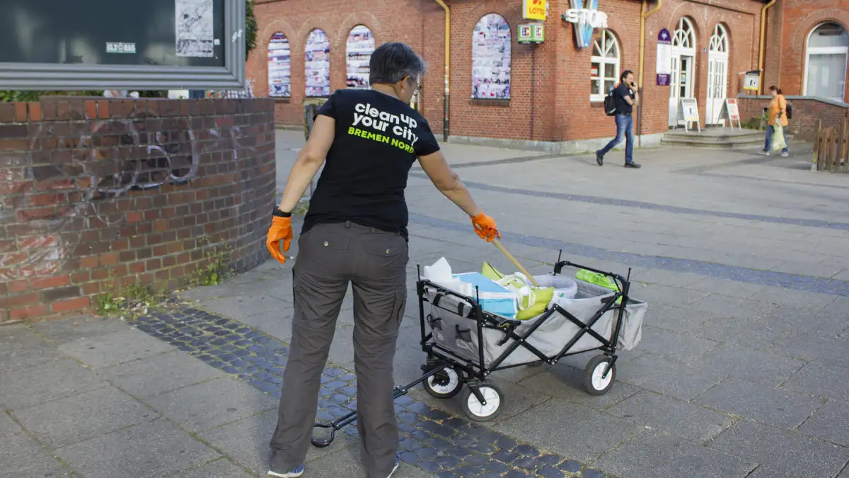 Stadtsauberkeit: Vegesacker räumen ihren Stadtteil auf