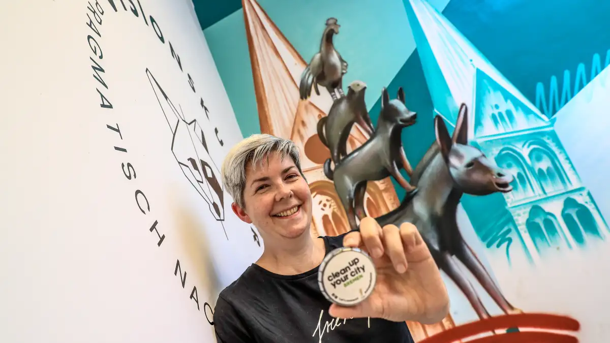 Ehrenamtliche Müllsammlerin in Bremen: "Clean Up Your City"
