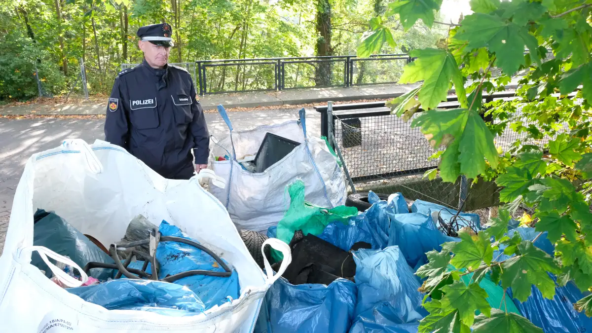 Aktion in Farge-Rekum: Wie viel Müll von Kleingärtnern gesammelt wurde
