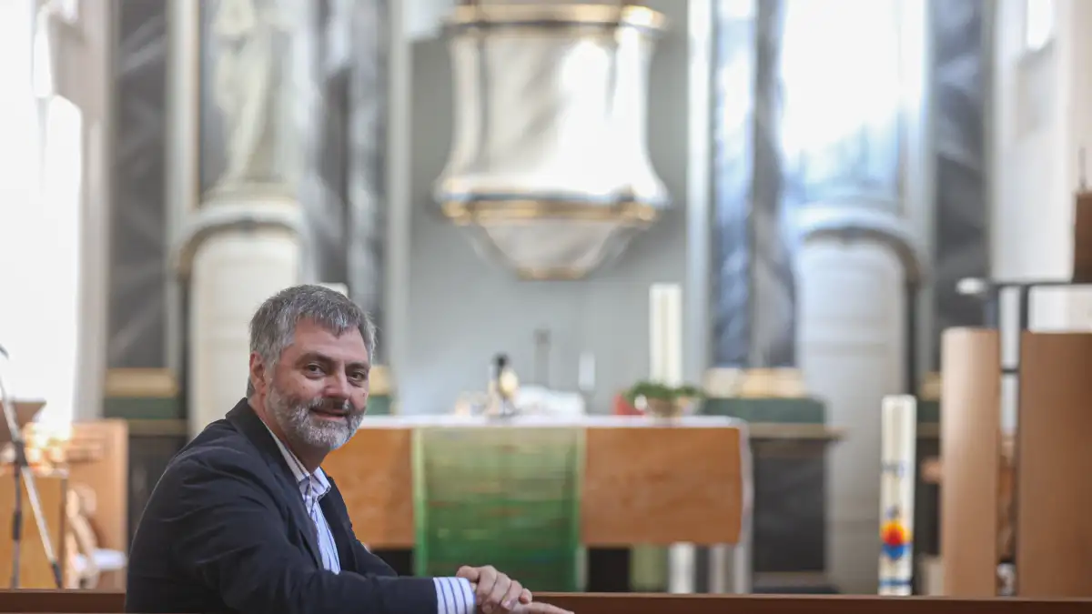 Pastor Georg Ziegler will sich im Ruhestand Musik und Garten widmen