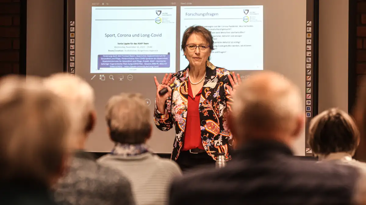 Bürgerhaus Vegesack: Sonia Lippke über Long-Covid und Hilfsmittel