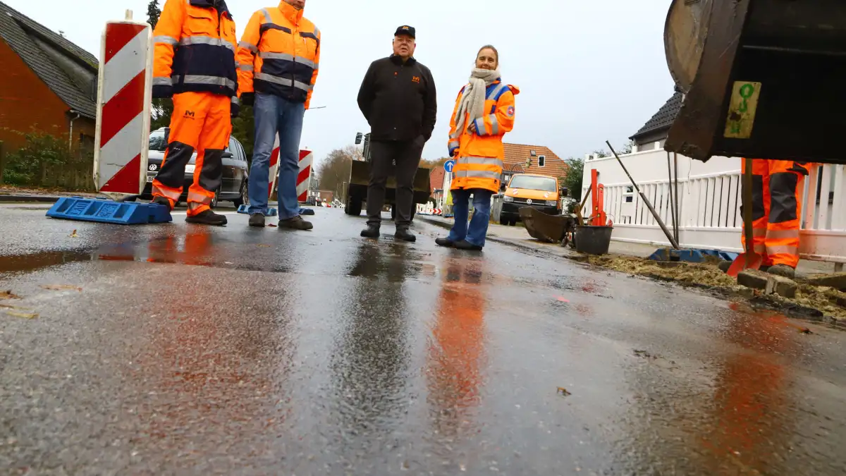 Sanierung der Bundestraße 439 in Heiligenrode schreitet voran