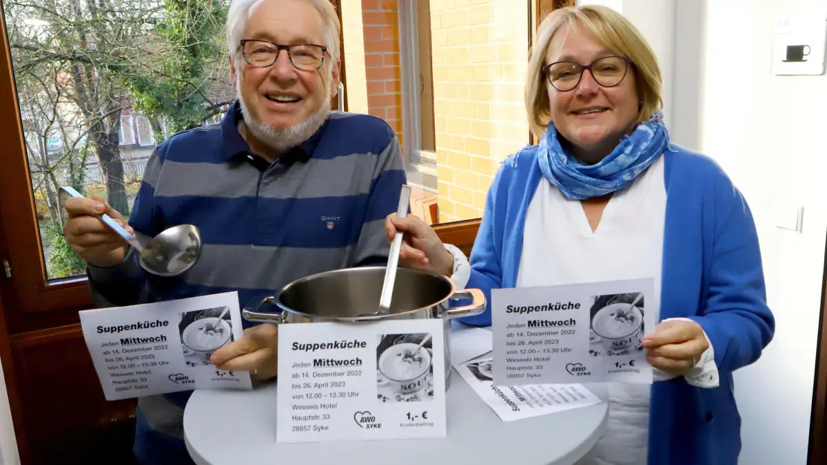 Wessels Hotel: Suppenküche startet am Mittwoch in Syke