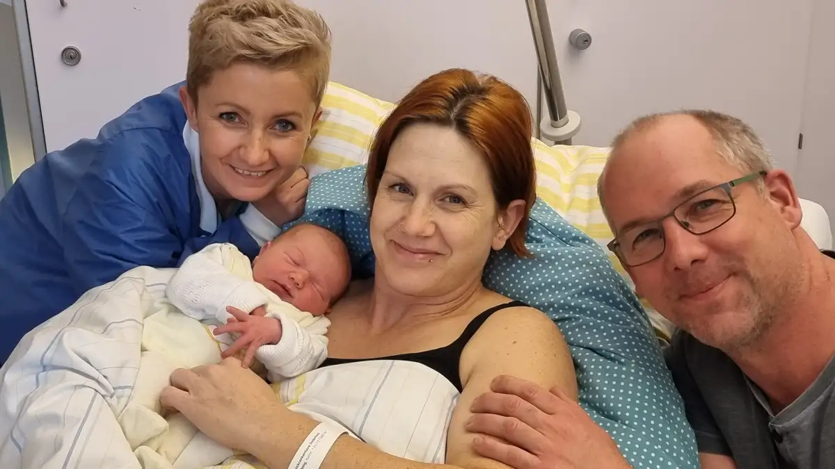 Freude im Kreiskrankenhaus: Emma Sophie kommt am Neujahrstag zur Welt
