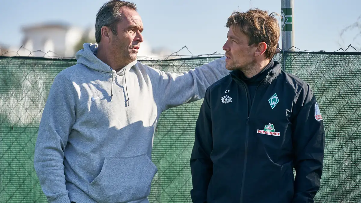 Andreas Reinke besucht Ex-Verein Werder Bremen im Trainingslager