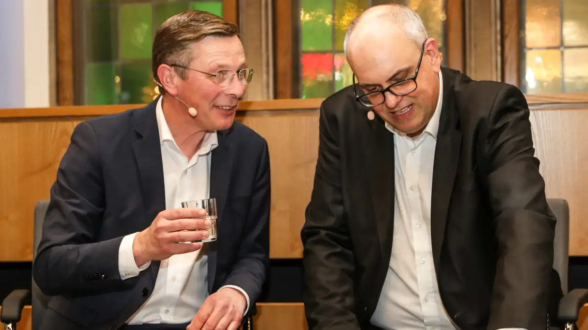 Bovenschulte trifft Imhoff: So lief das erste Rededuell vor der Wahl