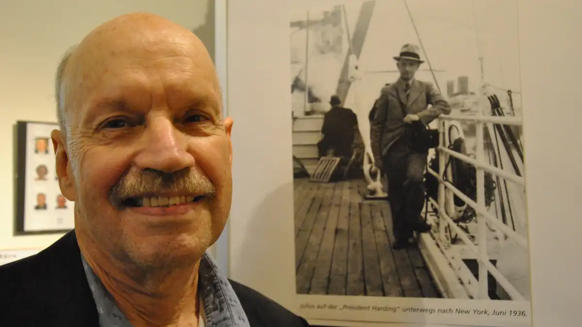 Sohn des jüdischen Fotografen Julius Frank besucht Lilienthal