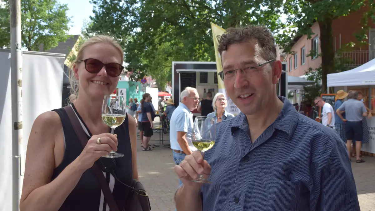 Feiern an der Wümme: Borgfelder planen zweites Weinfest