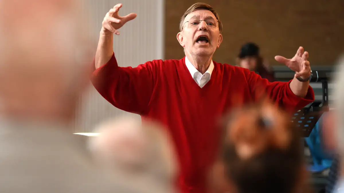 Abschiedskonzert von und für Chorleiter Peter Riedel in Grasberg