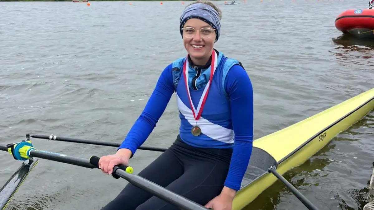 Aus der Schwimmerin Christine Ruff wird eine Ruderin mit Perspektive