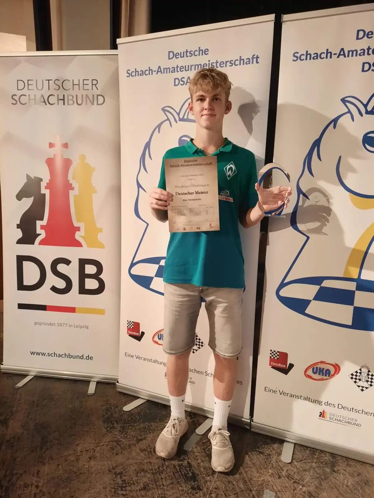 Schach: Der Weyher Max Weidenhöfer ist Deutscher Amateurmeister