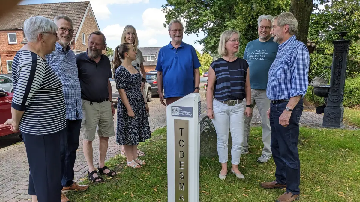 Erinnerungskultur: Gedenkstele in Bokel bekommt eine Stimme