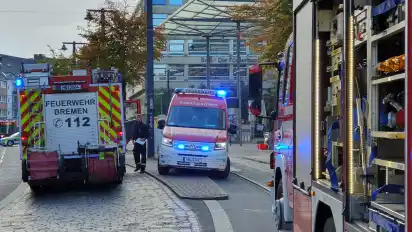 Bremen: Feuerwehreinsatz am Schüsselkorb sorgt für Behinderungen