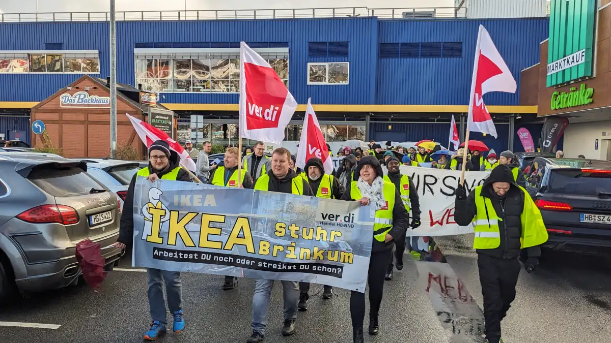 Verwunderlich Streik Bei Ikea Rostock Fotos