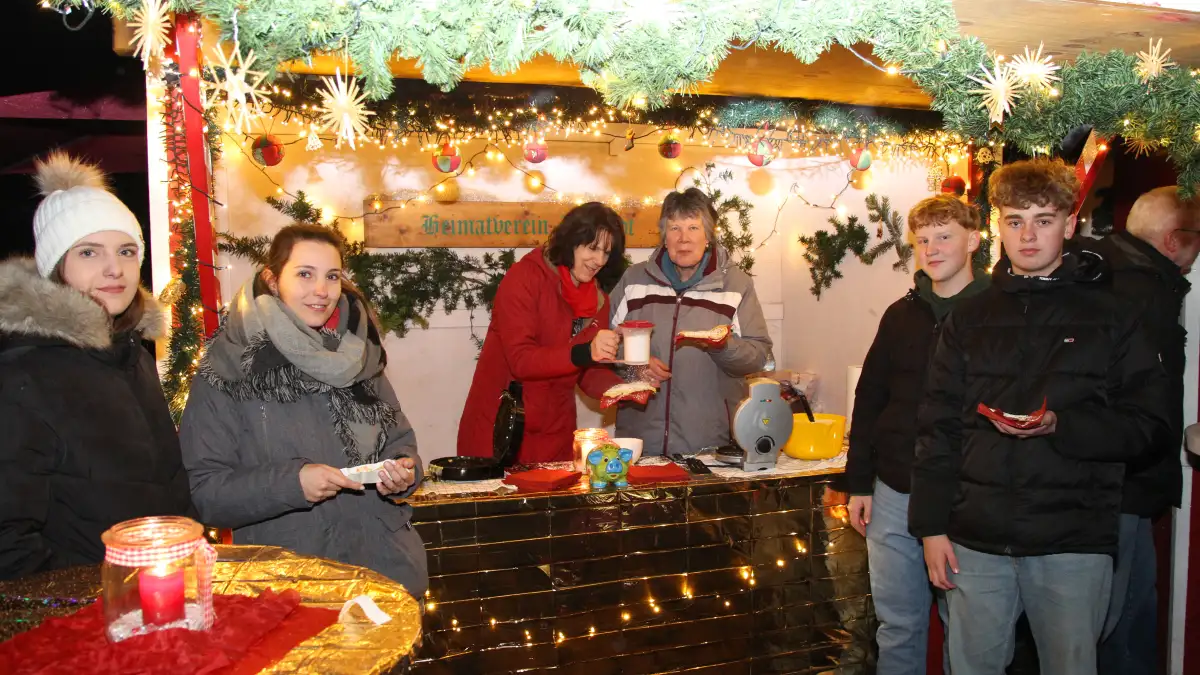 Wilstedt: Weihnachtsmarkt mit Leckereien