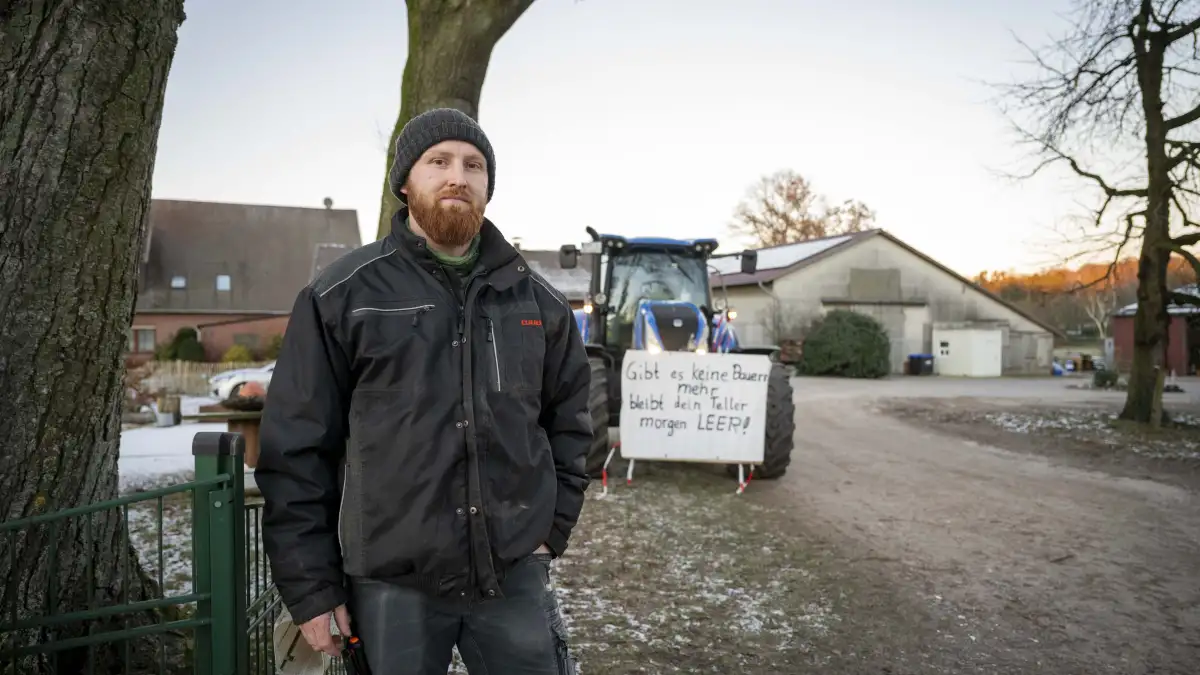 Proteste: Bassumer Landwirt wünscht sich Sicherheit und Verständnis