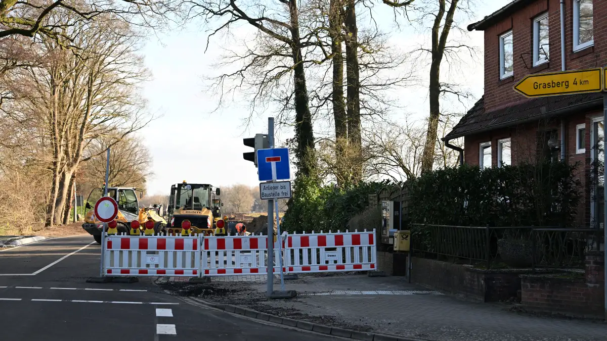 K 10: Bald wieder freie Fahrt zwischen Worpswede und Grasberg