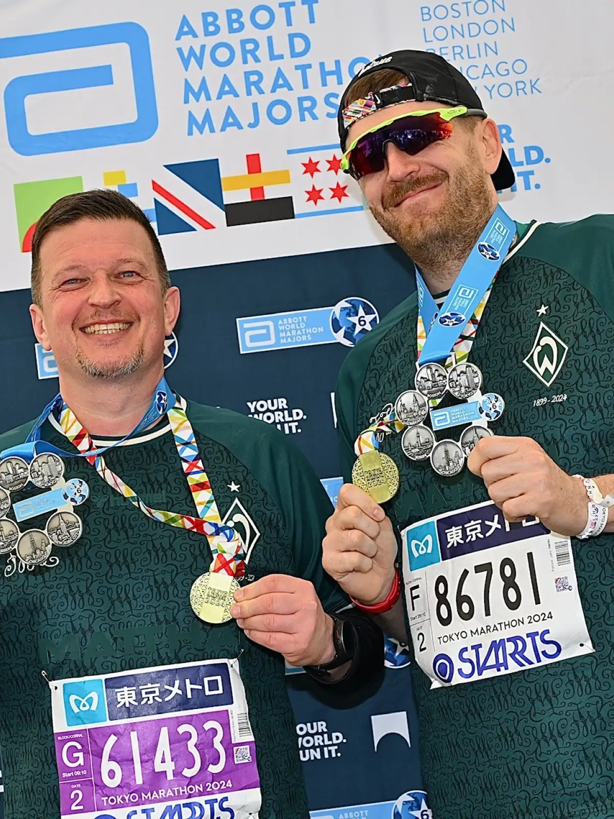 Marathon: Patrick Jahn und Stefan Harmsen erfüllen sich Lebenstraum