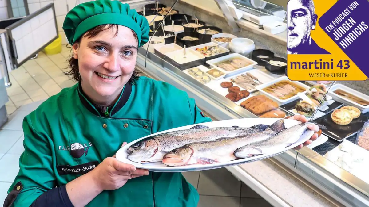 Bremen-Podcast Martini 43 mit Fischhändlerin Petra Bodes