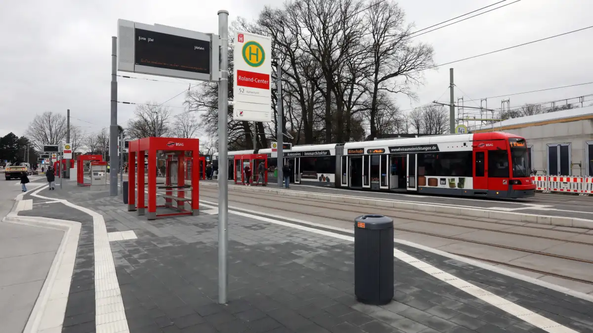 Bremen: Ersatzverkehr auf der Linie 1 mit Bussen ab Montag