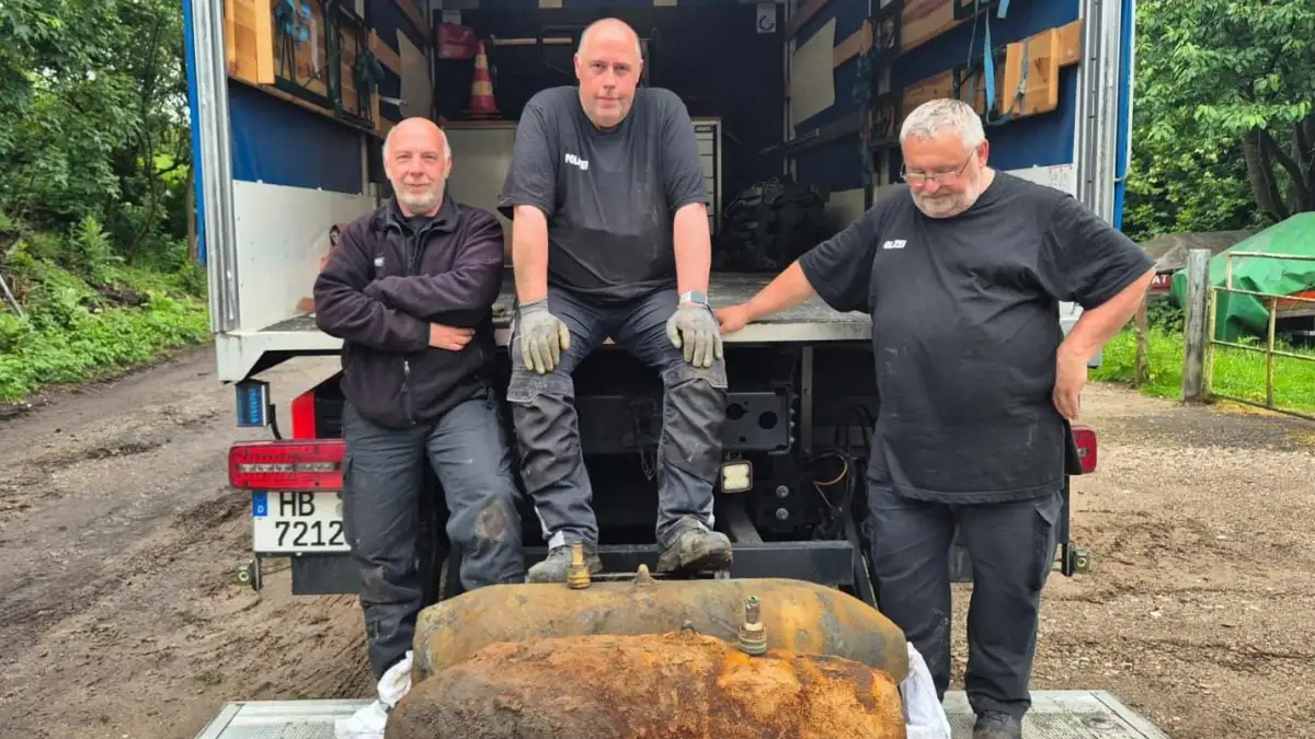 Bremen: Sprengmeister entschärfen zwei Weltkriegsbomben