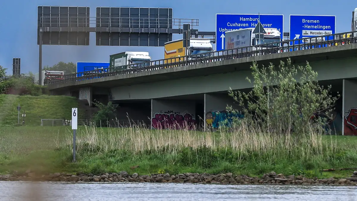 A1: Weserbrücke-Sanierung in Bremen-Obervieland wird teuer und lang