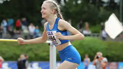 DM-Silber und EM-Ticket für Stuhrer Hochspringerin Carolin Evers