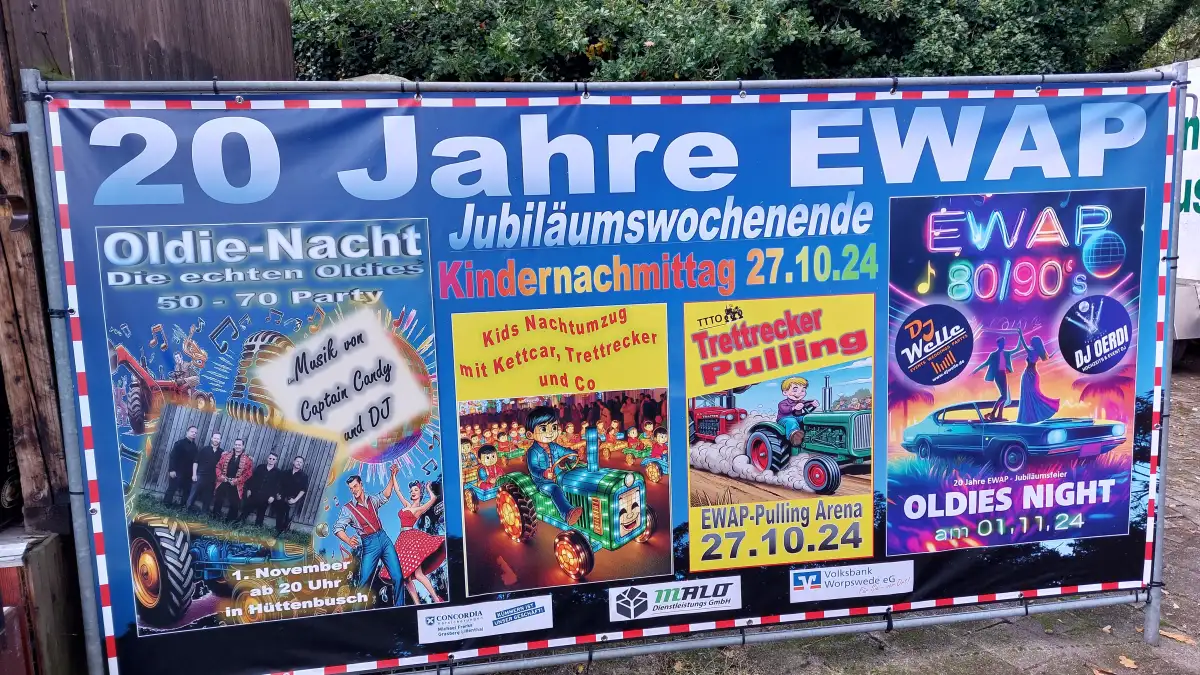 Hüttenbusch feiert 20 Jahre EWAP mit großem Nachtumzug