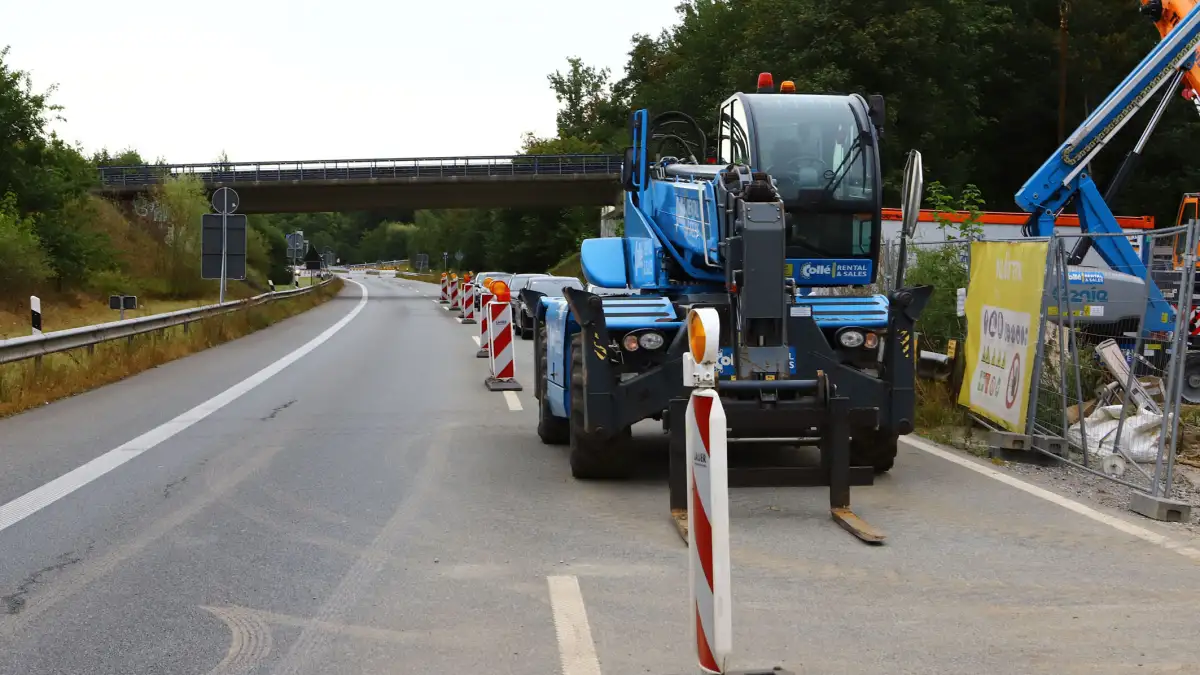 B 75 Baustelle