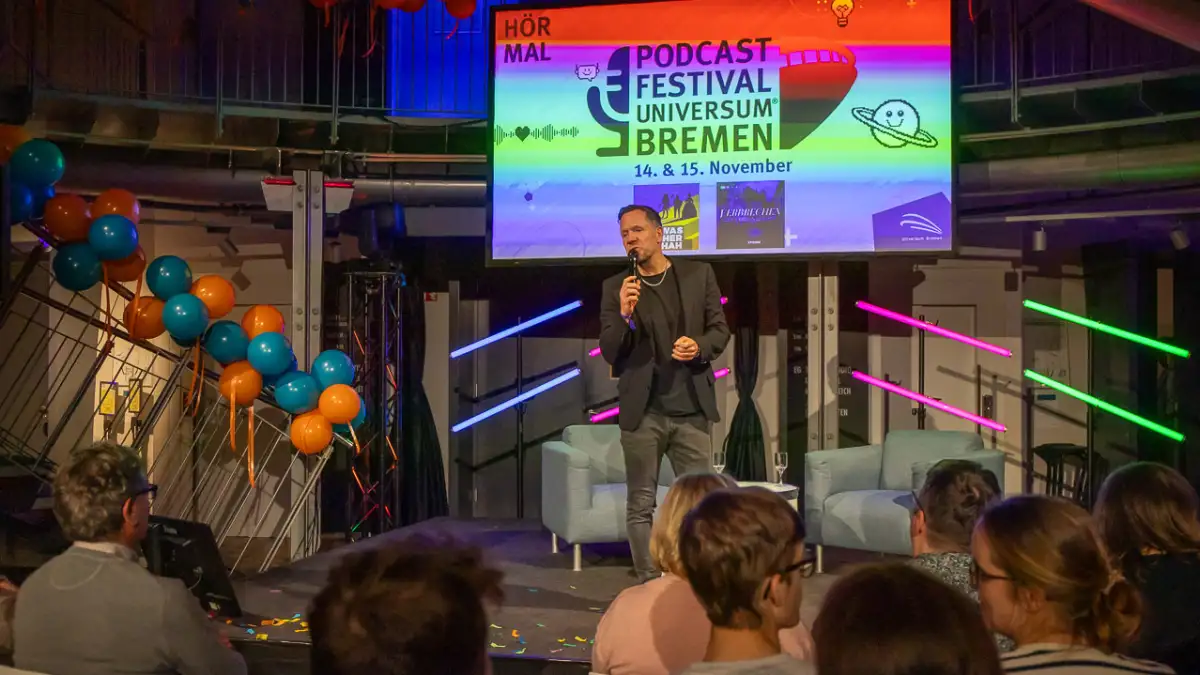 Erstes Podcast-Festival im Universum Bremen – die Bilder des Events