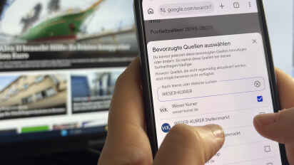 So aktivieren Sie den WESER-KURIER als bevorzugte Quelle bei Google