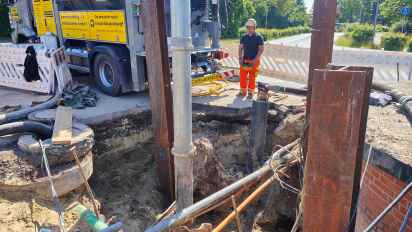 Kanalbaustelle in Lilienthal: Anfang Juli soll alles fertig sein